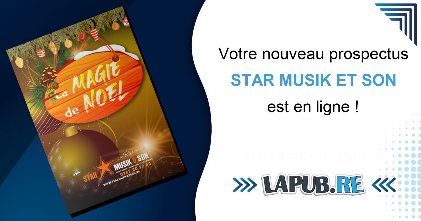 PROSPECTUS - STAR MUSIK ET SON - REUNION - 974 - LAPUB.RE