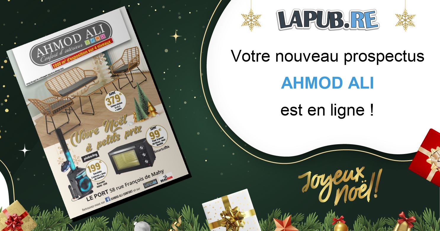 PROSPECTUS - AHMOD ALI - REUNION - 974 - LAPUB.RE