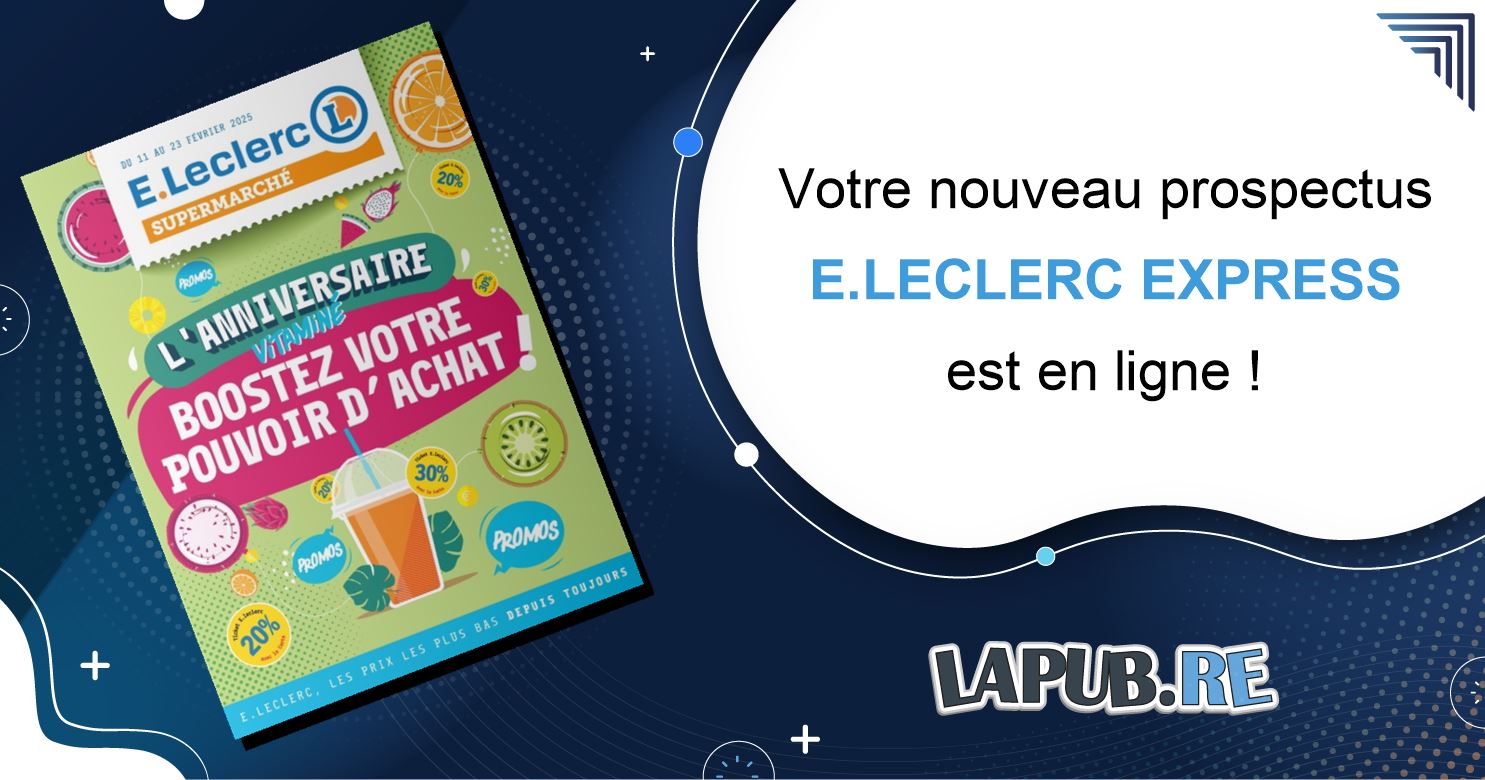 PROSPECTUS - E.LECLERC - REUNION - 974 - LAPUB.RE