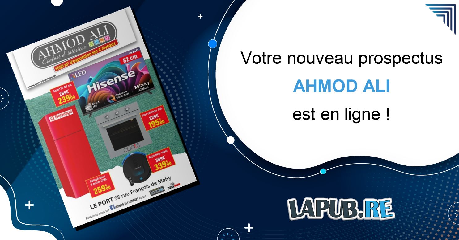 PROSPECTUS - AHMOD ALI - REUNION - 974 - LAPUB.RE